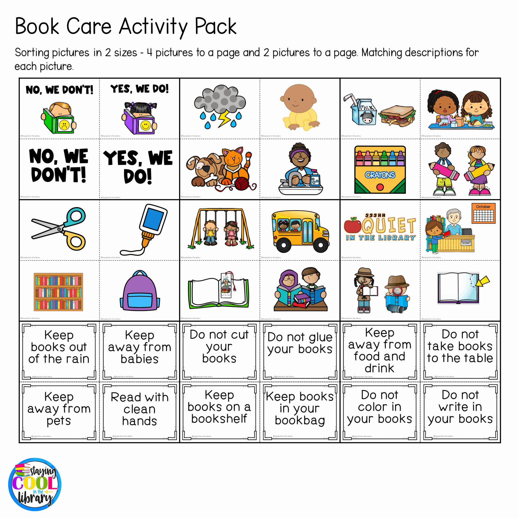 Book Care Activities