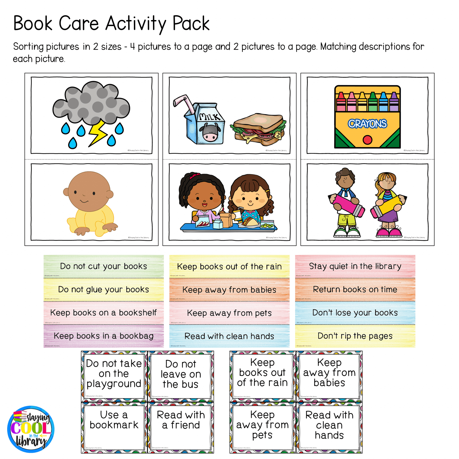 Book Care Activities
