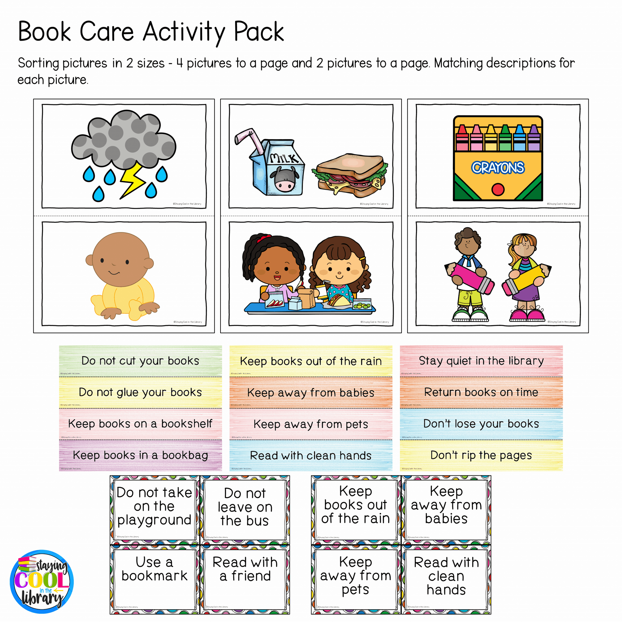 Book Care Activities