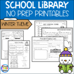 Library No Prep Printables - Winter Theme