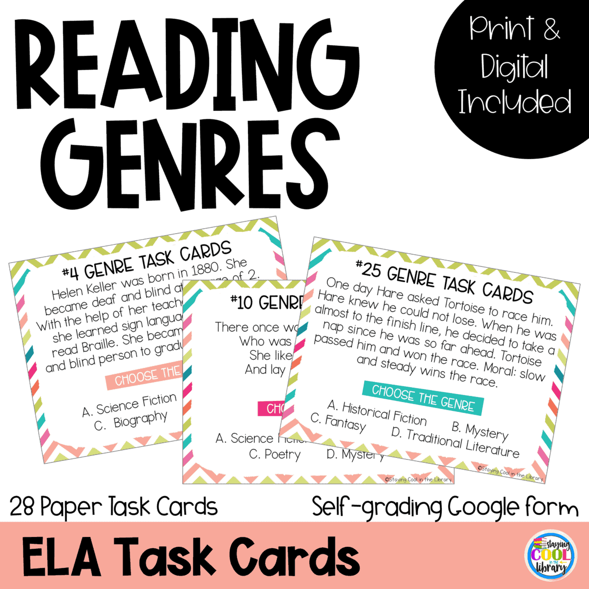 Genre Task Cards
