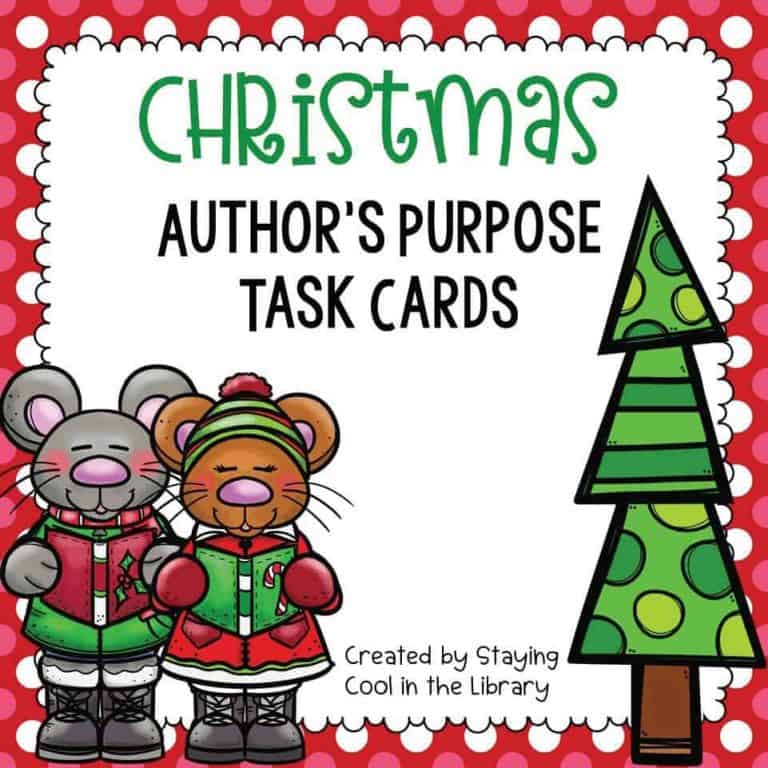 Christmas Author's Purpose Task Cards