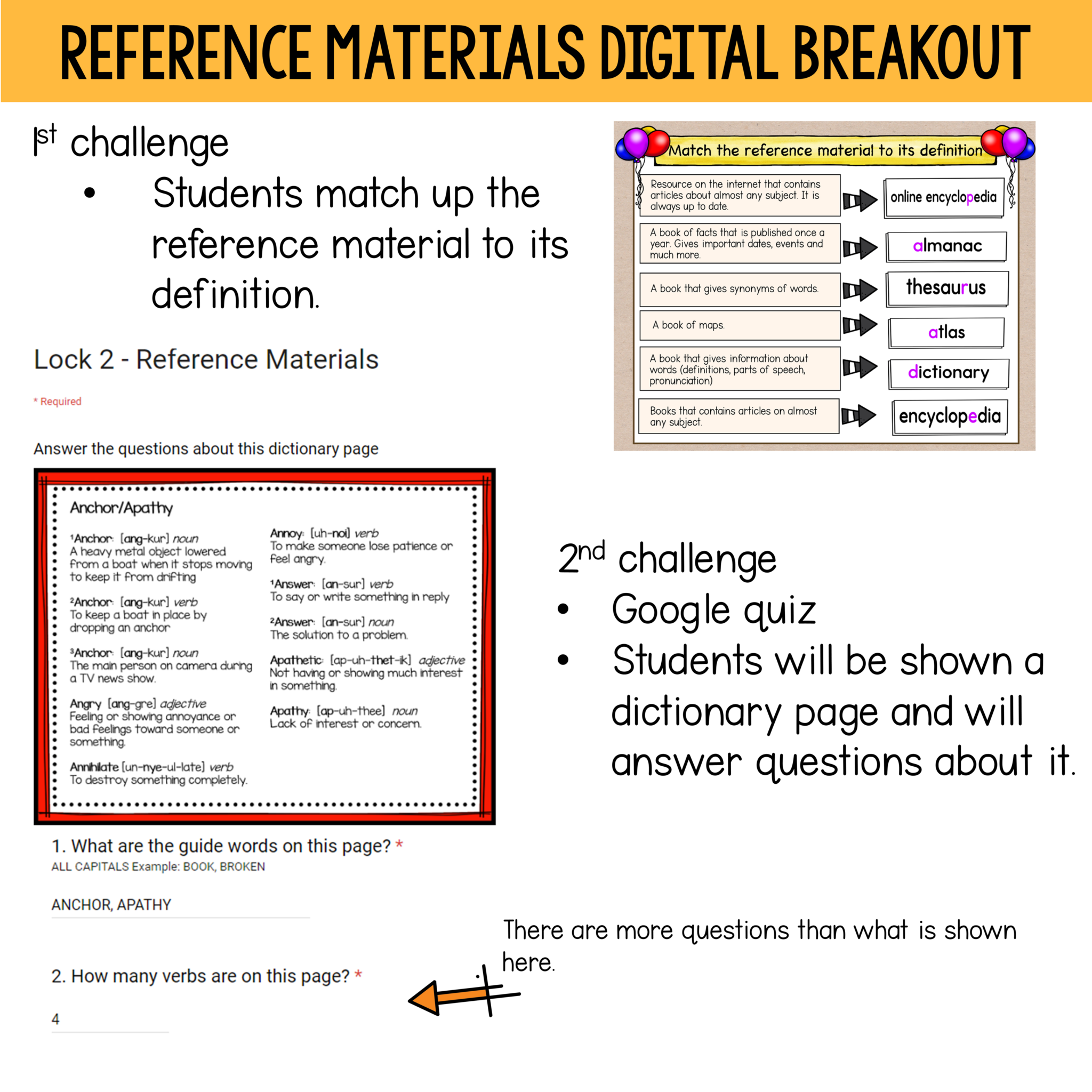 Digital Breakout - Reference Materials Review