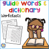 Dictionary Skills and Guide Words Worksheets