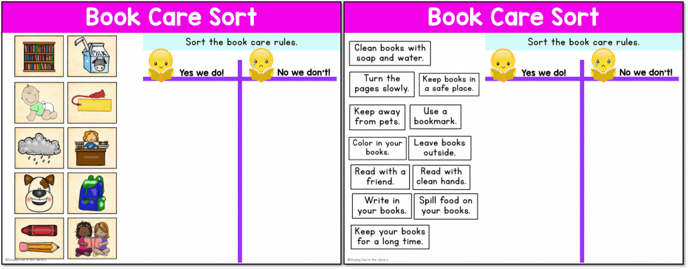 Teaching Book Care in the Elementary School Library - Staying Cool in ...