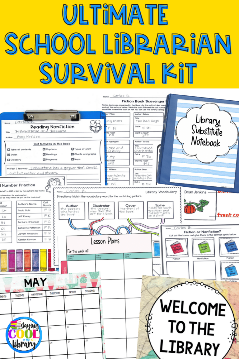The Ultimate School Librarian Survival Kit - Staying Cool in the Library