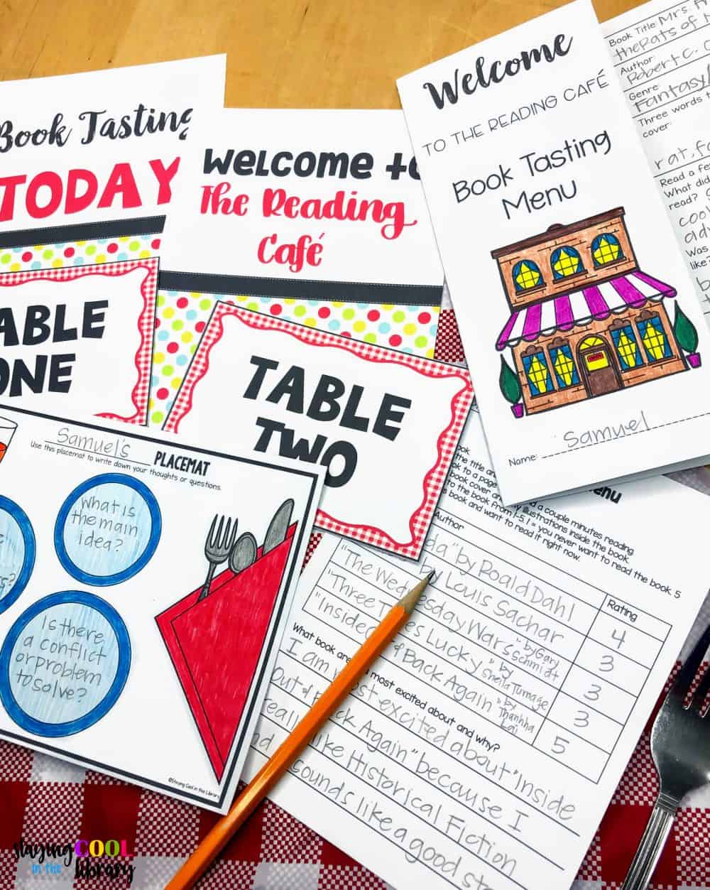 Host a Book Tasting in Your Classroom or Library! - Staying Cool in the ...