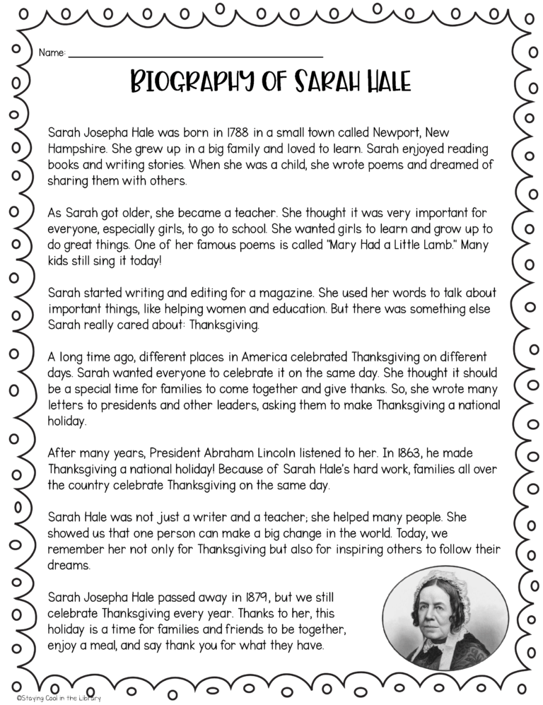 Why I Read Thank You, Sarah! The Woman Who Saved Thanksgiving Every ...