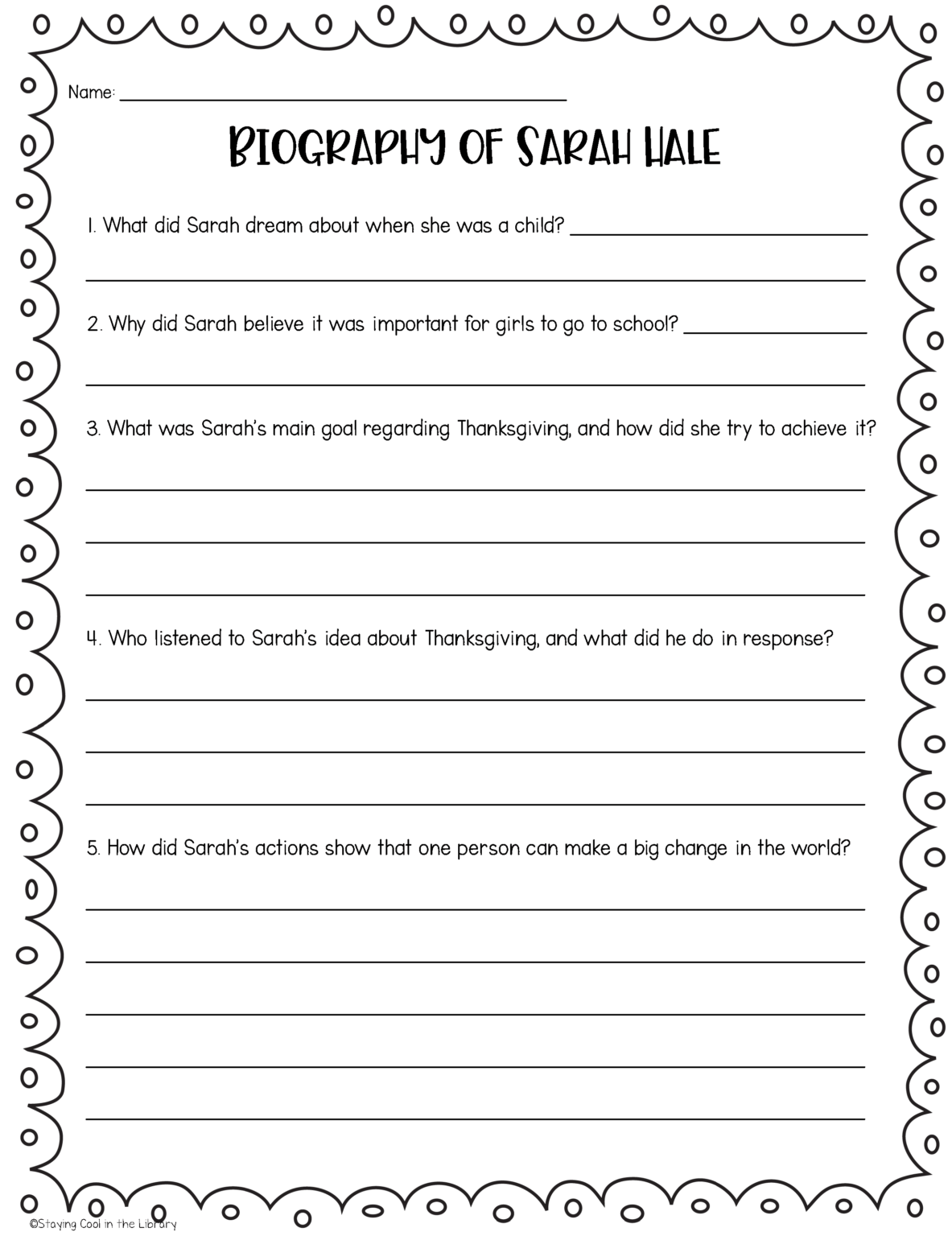 Why I Read Thank You, Sarah! The Woman Who Saved Thanksgiving Every ...