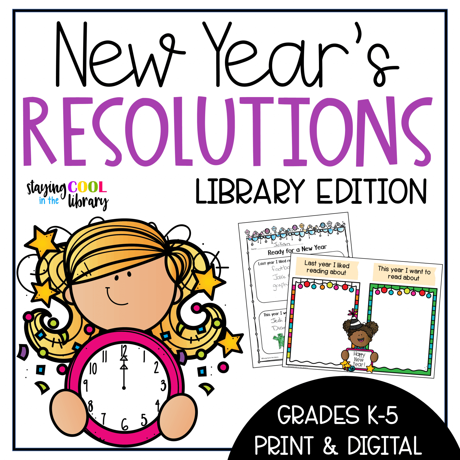 New Year’s Resolutions – Library Edition – Print and Digital - Staying ...