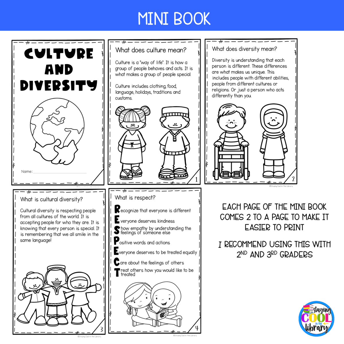 Multicultural and Diversity Reading Activities - Print and Digital ...