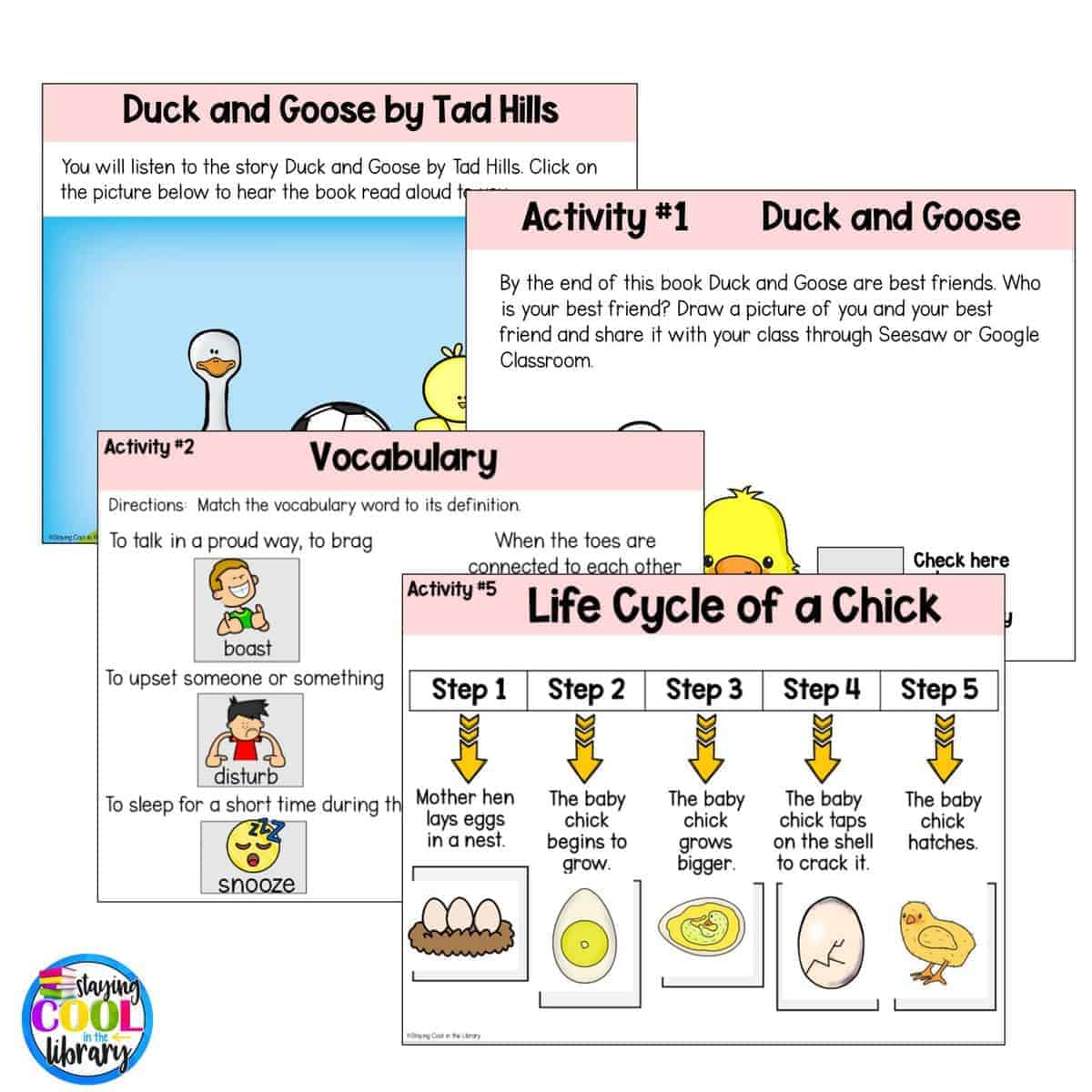 April Picture Book Digital Choice Boards BUNDLE | Google & Print ...