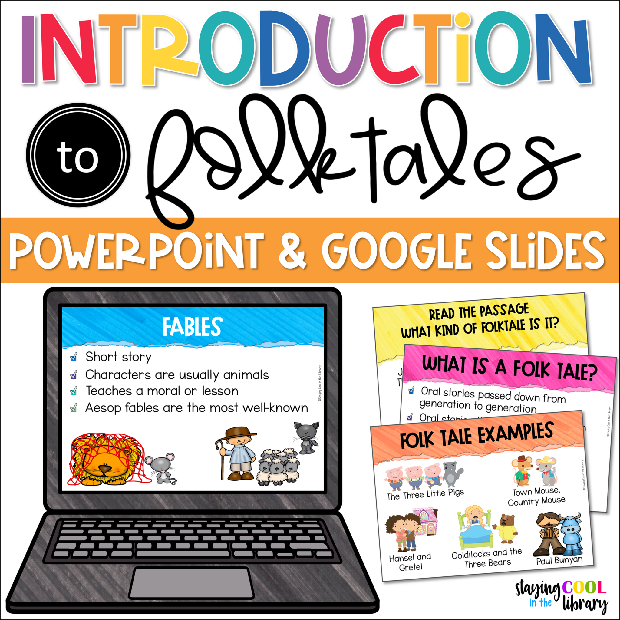Folktales Introduction PowerPoint and Google Slides - Staying Cool in ...