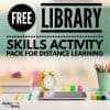 FREE Library Skills Activity Pack - Staying Cool in the Library