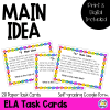 Main Idea Task Cards | Print and Google Classroom - Staying Cool in the ...