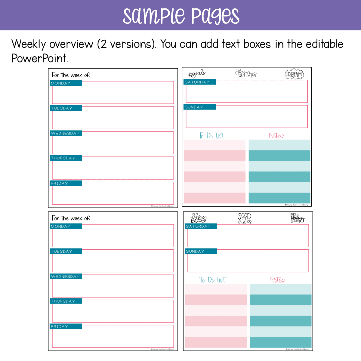 School Library Planner