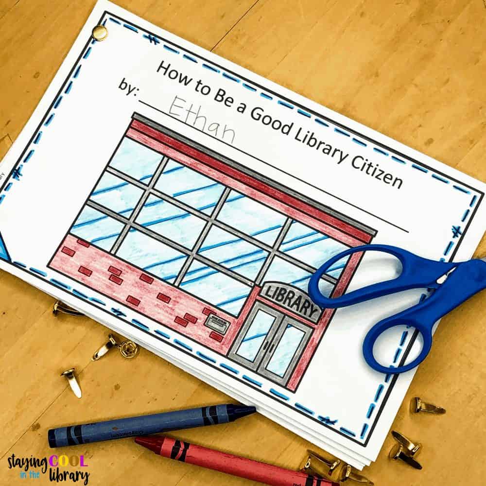 Library Orientation Mini Books - Staying Cool in the Library