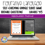 Halloween Figurative Language Google Slides Game - Staying Cool in the ...