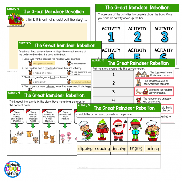 Great Reindeer Rebellion - Digital Choice Board | Google Slides & Print ...