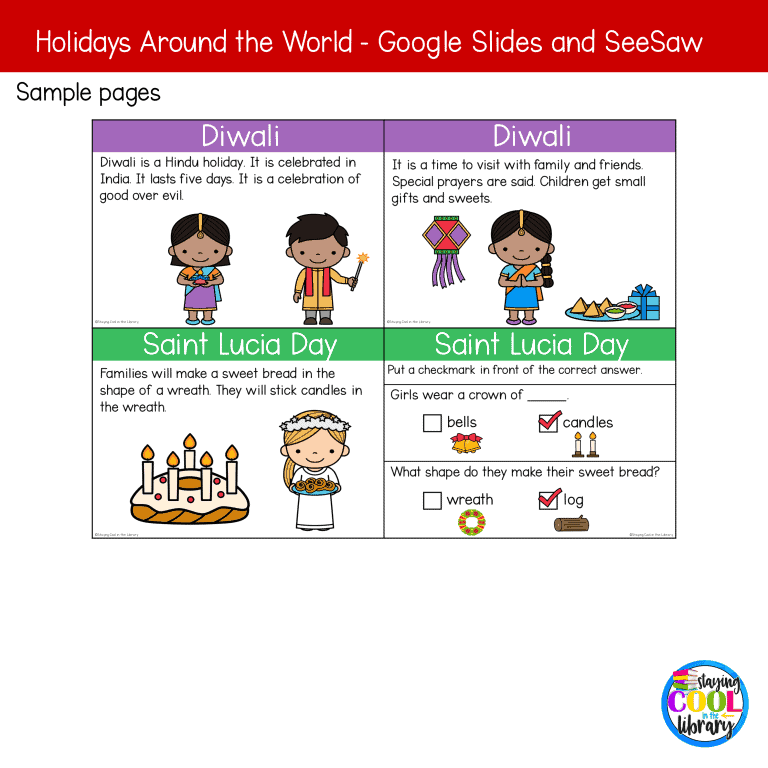 Winter Holidays Around the World - Google Slides and SeeSaw - Staying ...