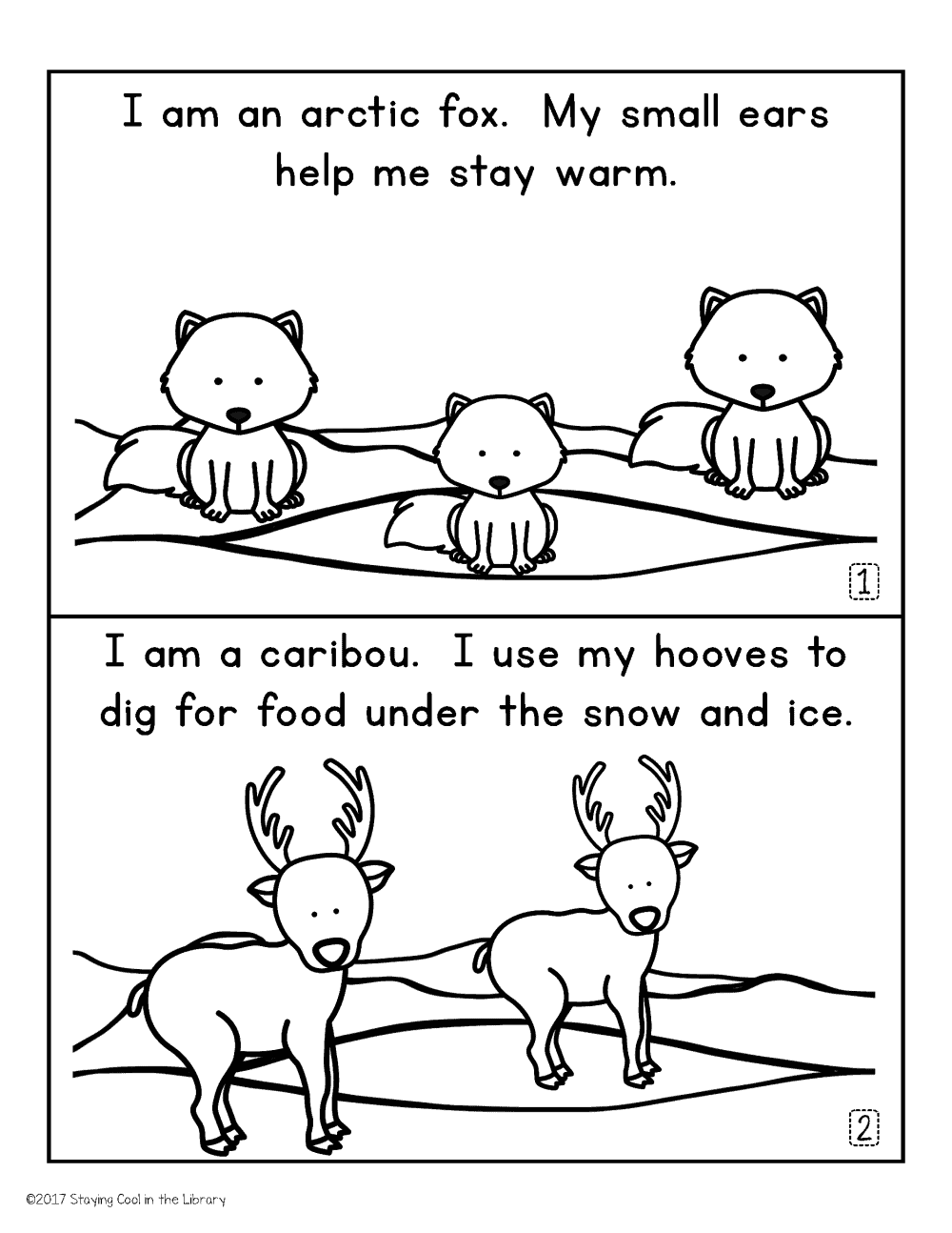 Polar and Arctic Animals - Digital and Print Mini Activities - Staying ...
