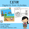Spring Print and Digital Activities - Bundle - Staying Cool in the Library