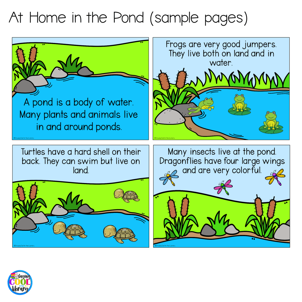 Pond Animals - Frog Life Cycle | Digital and Print Activities - Staying ...