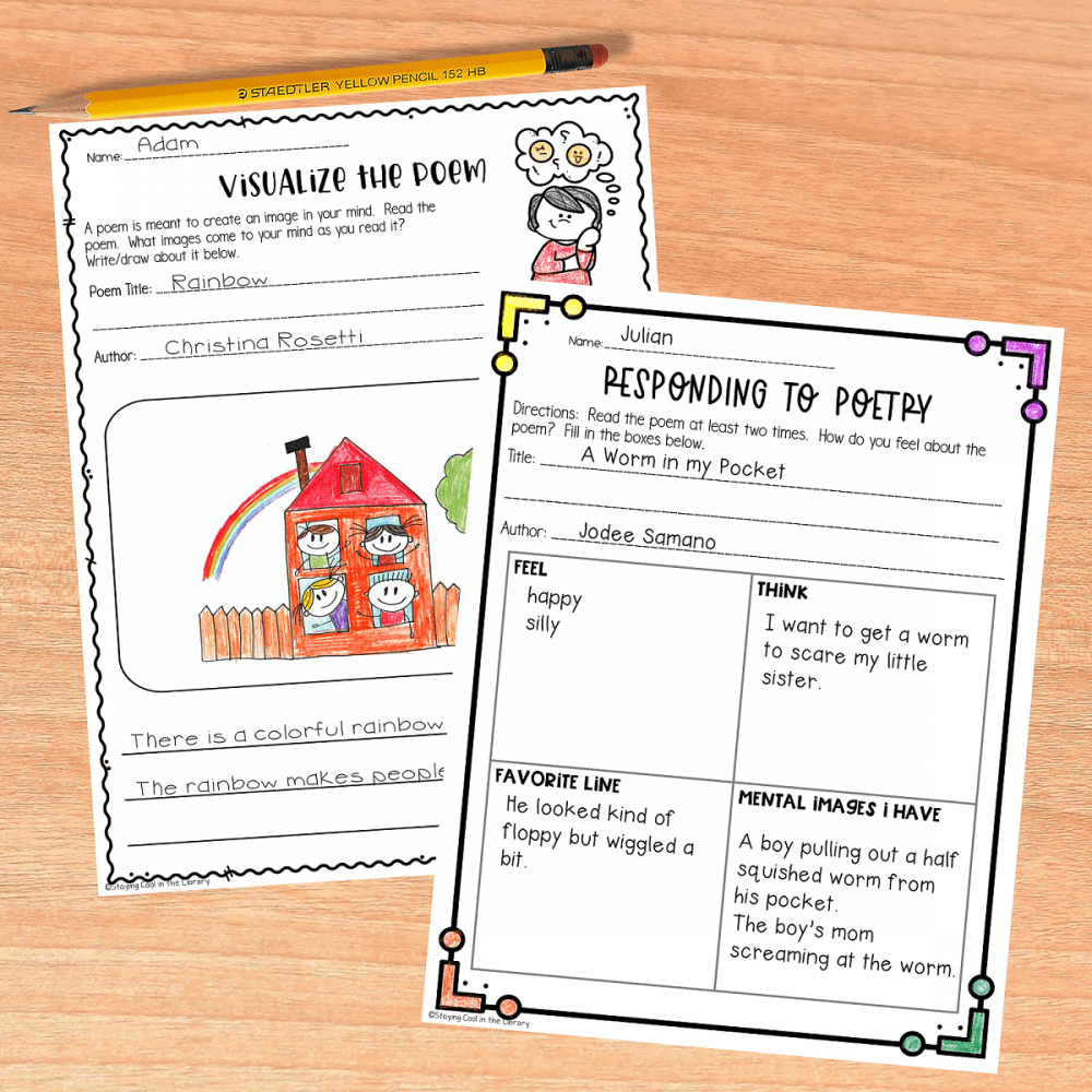 Poetry Unit Ideas for the Library - Staying Cool in the Library