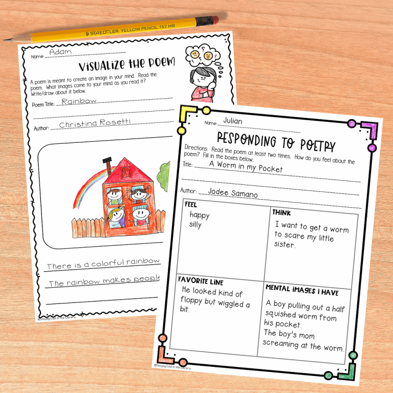 Poetry Unit Ideas for the Library - Staying Cool in the Library