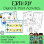Spring Print and Digital Activities - Bundle - Staying Cool in the Library