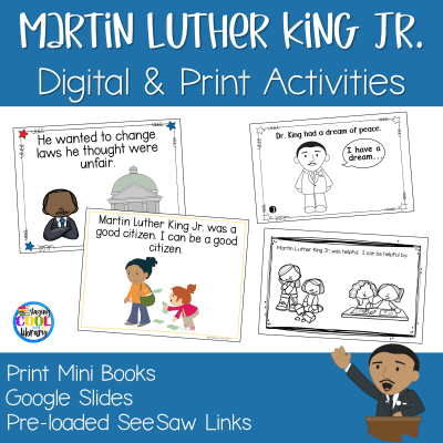 Martin Luther King Jr. - Print and Digital Readers and Activities ...