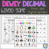 Dewey Decimal Bingo Game – Print and Digital for Google Slides
