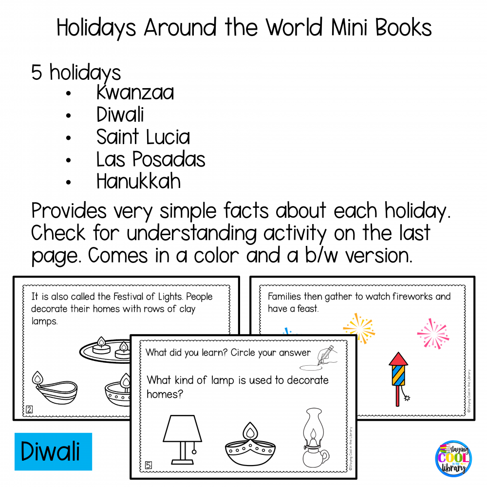 Winter Holidays Around the World – Print Mini Books - Staying Cool in ...