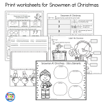 Snowmen at Christmas - Digital Choice Board | Google Slides & Print ...