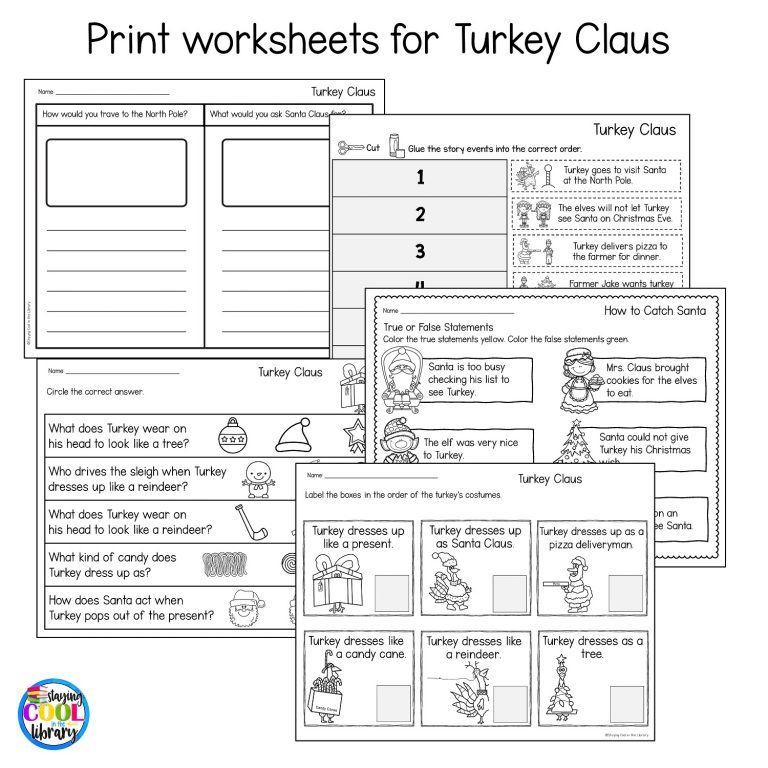 Turkey Claus - Digital Choice Board | Google Slides & Print - Staying ...