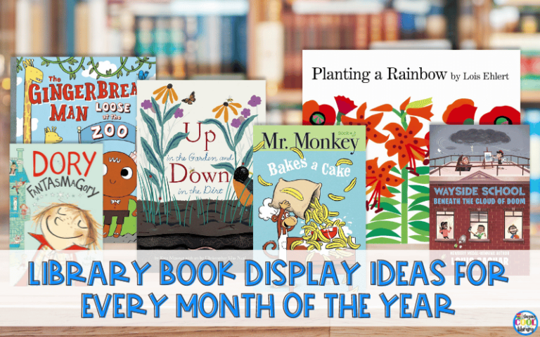 Library Book Display Ideas for Every Month of the Year - Staying Cool ...