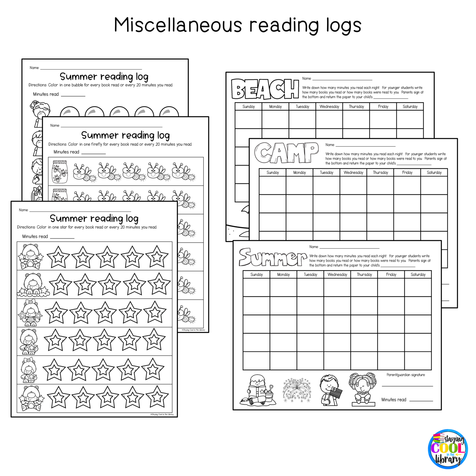 8 Easy Ways to Encourage Summer Reading - Staying Cool in the Library
