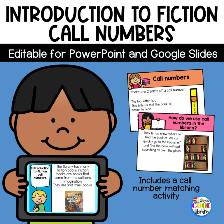 Introduction to Fiction Call Numbers PowerPoint and Google Slides ...