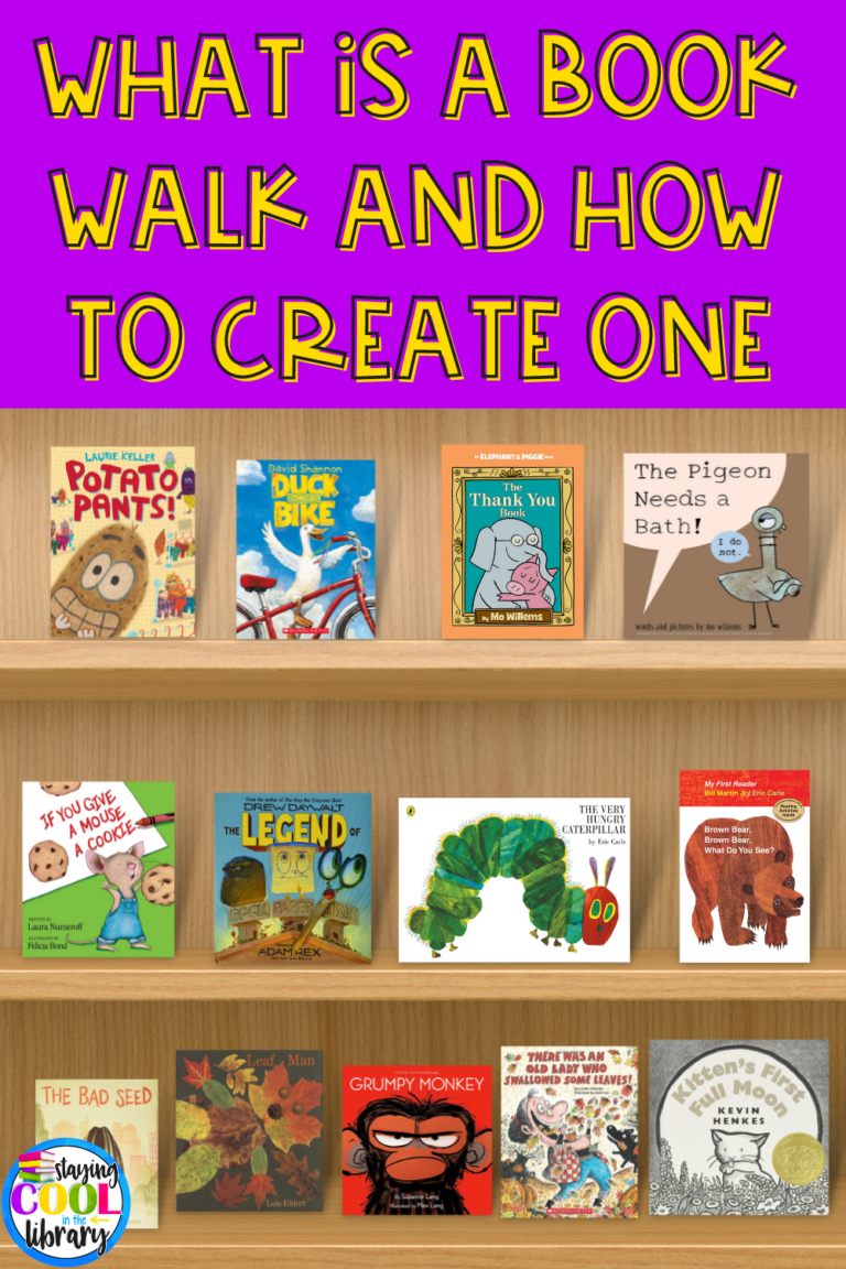 What is a Book Walk and How To Create One - Staying Cool in the Library