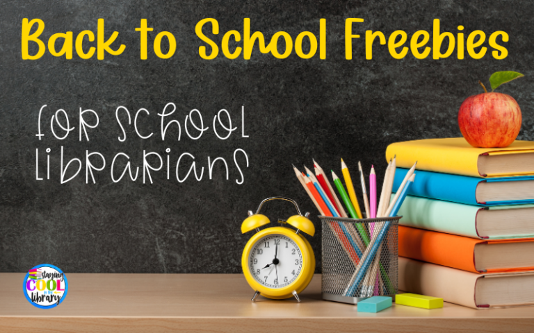 Back to School Free Resources for School Librarians - Staying Cool in the Library